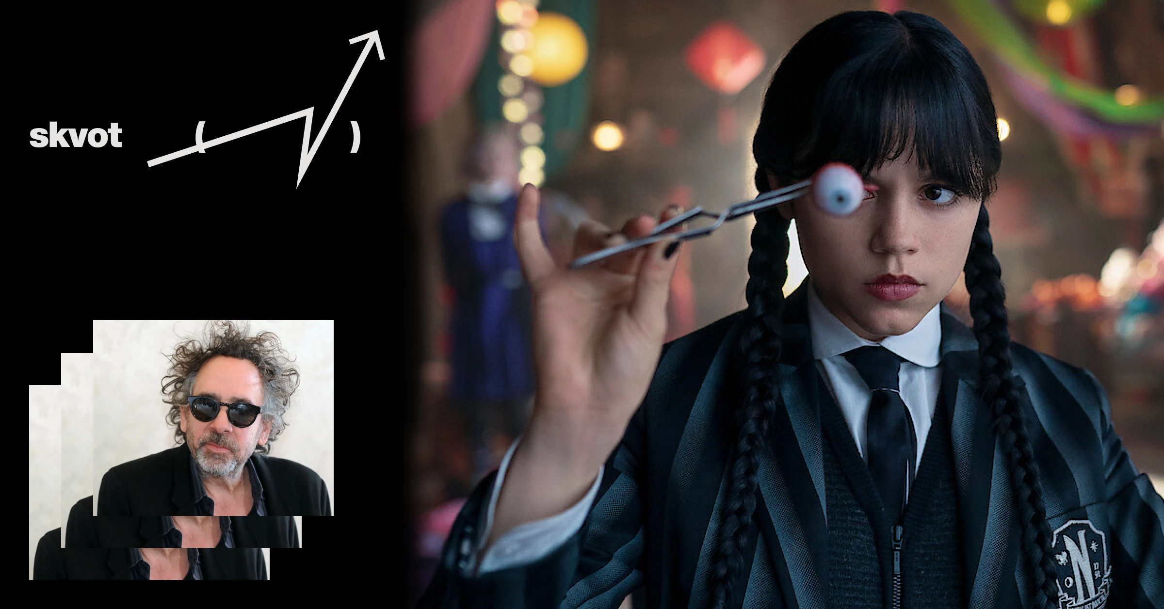 Інтерв'ю з Тімом Бертоном та акторами «Венздей» | SKVOT (СКВОТ)